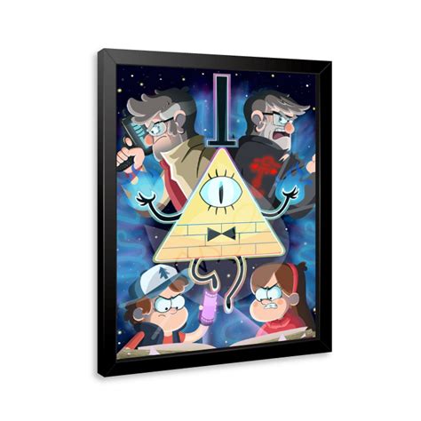 Quadro E Poster Gravity Falls Quadrorama