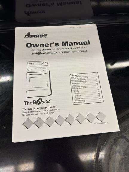 Amana Electric Stove Hurley Real Estate And Auctions