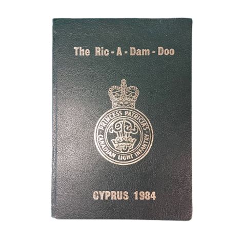 Ppcli Cyprus 1984 Regimental Book Canadian Soldier Militaria