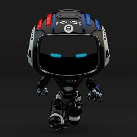 Police Bot Walking Front Buy Your Robot