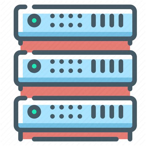 hosting rack server server rack icon