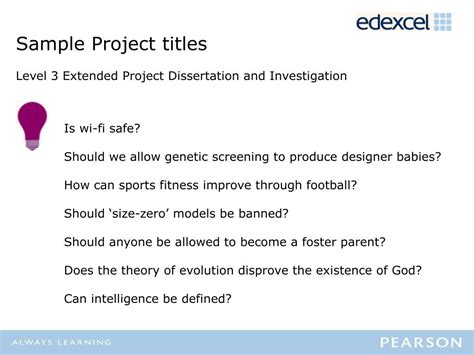 Ppt The Extended Project Qualification Powerpoint Presentation Free Download Id 3111346