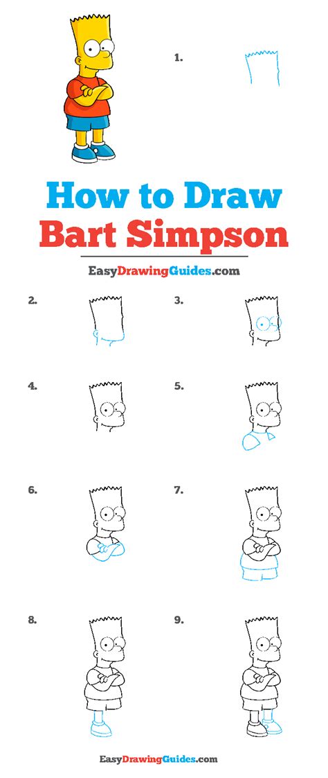 How To Draw Bart Simpson Simpsons Drawings Bart Simpson Drawing Drawing Tutorial Easy