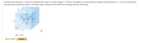 solved a particle with charge q 5 50μc is located at the