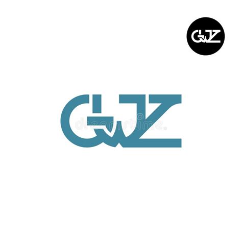 Diseño De Logotipo De Monograma Gwz Ilustración Del Vector