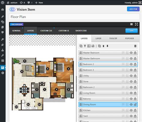 Vision Interactive Image Map Builder For Wordpress By Avirtum