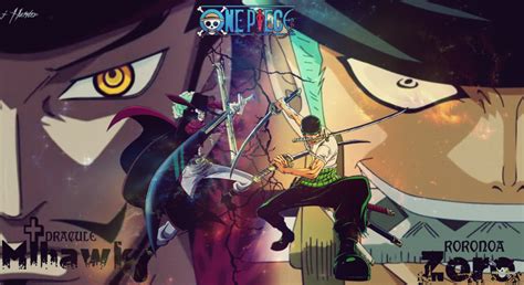 One Piece Manga Zoro Vs Mihawk At Shirley Vining Blog