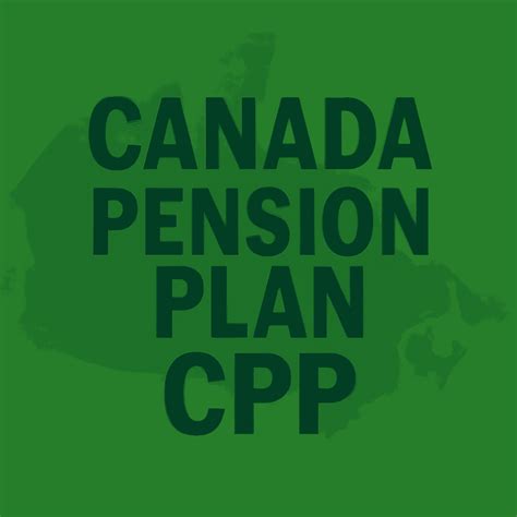 Canada Pension Plan Cpp Retirement Pension And Investments