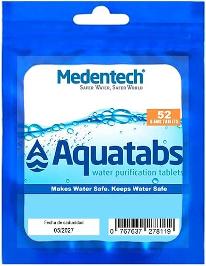 52 Pastillas Potabilizadoras De Agua Pastillas Purificadoras De Agua