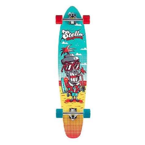Stella 42 Beach Head Kicktail Longboard Complete High Quality