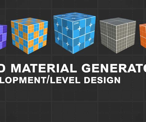 Artstation Grid Material For Development Level Design Substance