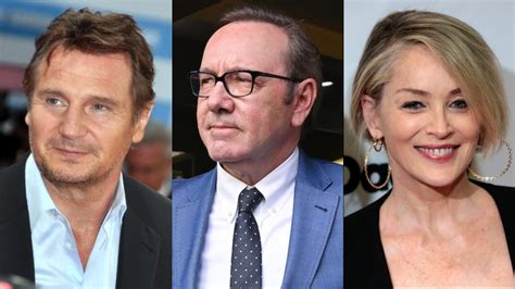 Liam Neeson Sharon Stone Voice Support For Kevin Spacey
