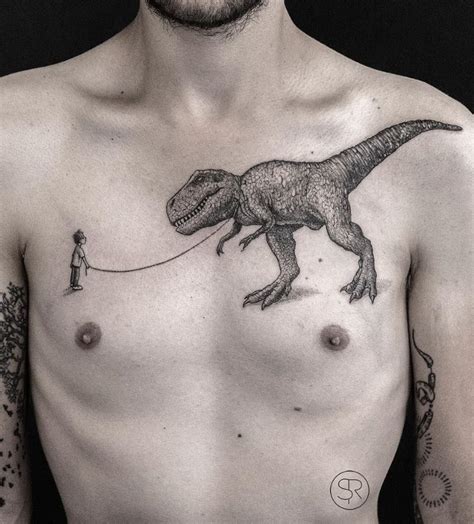 Rex Helmet Tattoo Trex Tattoo Dino Cool Tattoos Unique Tattoos