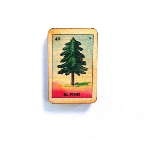 El Pino Loteria Mexican Bingo Magnet Etsy