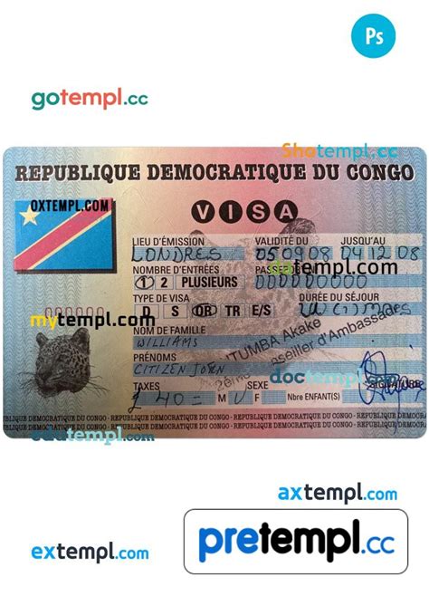 Africa Congo Visa At Sara Gardner Blog