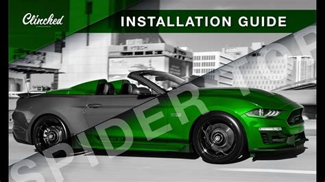 Ford Mustang S550s650 Spider Top Installation Guide Youtube