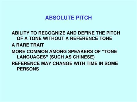 Ppt Pitch And Timbre Powerpoint Presentation Free Download Id4062454