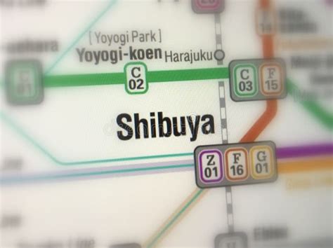 Shibuya Railway And Metro Station Tokyo Stock Image Image Of Rapid