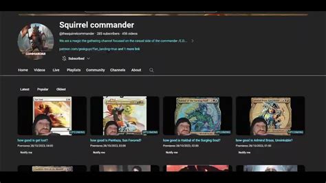 Squirrel Commander Youtube