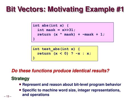 PPT Modeling Data In Formal Verification Bits Bit Vectors Or Words PowerPoint Presentation