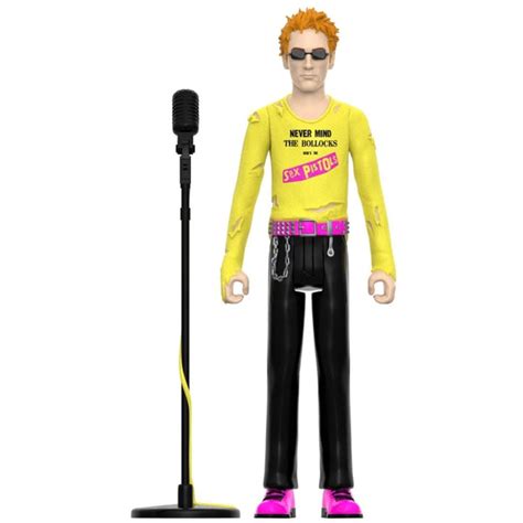Super7 Reaction Figures Sex Pistols Wave 2 Johnny Rotten Action