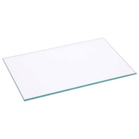 Plymor Rectangle 3mm Non Beveled Clear Glass 4 Inch X 6 Inch Pack Of