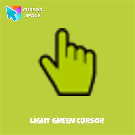 Custom Cursor Light Green Theme Cursor Pack Cursor Space