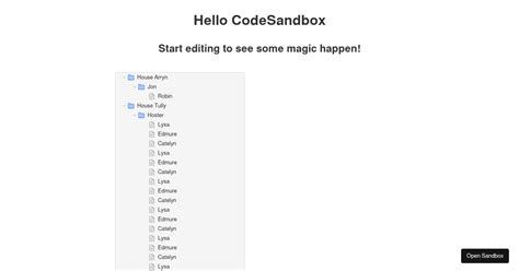 React Arborist Forked Codesandbox