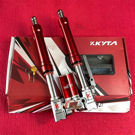 Jual Shock Depan Upside Down Ktc Kyta Vario 150 Udf 05 Merah Shopee