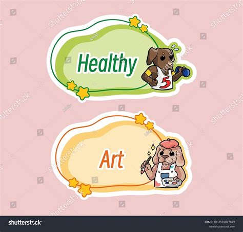 Dog Cat Vector Cartoon Cute Classification Stock Vector Royalty Free