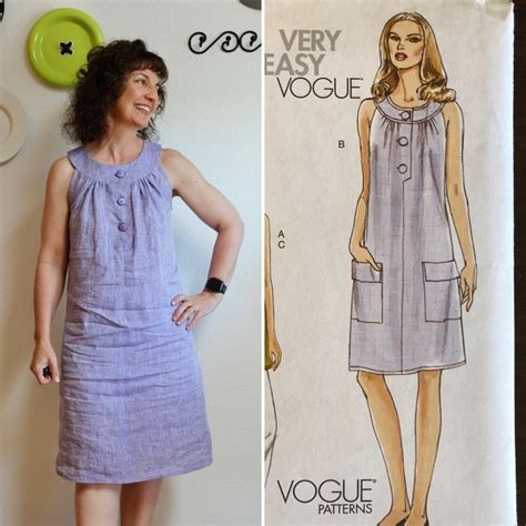 Vogue Patterns Misses Tunic Dress And Pants 8585 Pattern Review By Starg