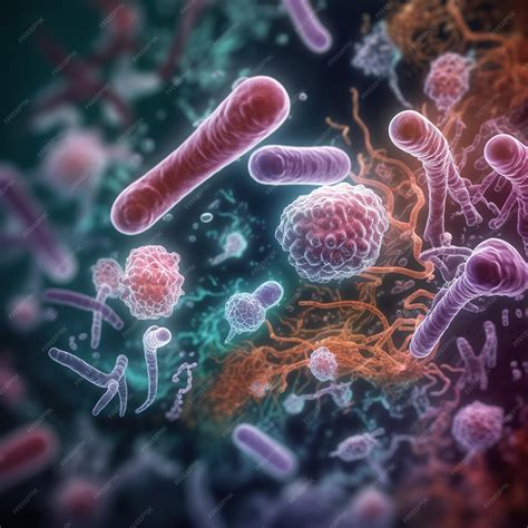 Premium Ai Image Human Cell Microscope Premium Ai Image Human Cell Microscope