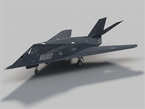 Lockheed F 117 Nighthawk 3d Model By Finiask