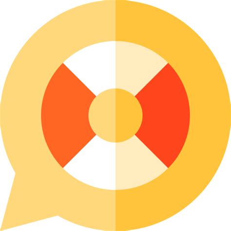 Assistance Basic Straight Flat Icon