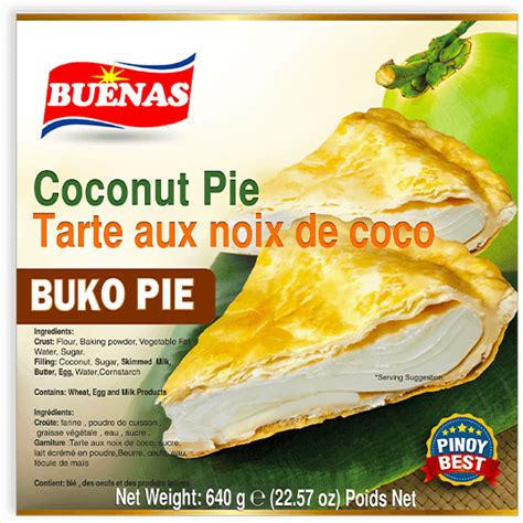 Coconut Pie Buko Pie Gem Foods International Inc