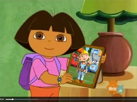 Dora Shows A Picture Of Bob The Builder By Collegeman1998 On Deviantart