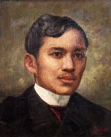 Portrait Of Jose Rizal By Teodoro Buenaventura Jose Rizal Noli Me