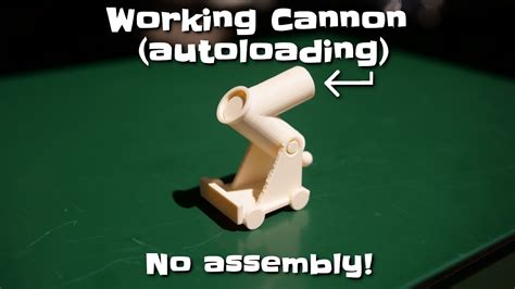 working autoloading cannon print in place remixed by makkuro makerworld