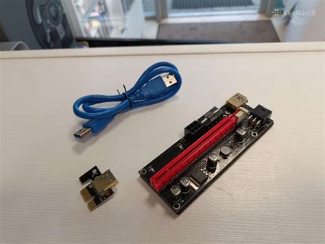 Pcie Splitter Riser 009s Dual Psu Riser Card Skelbiult