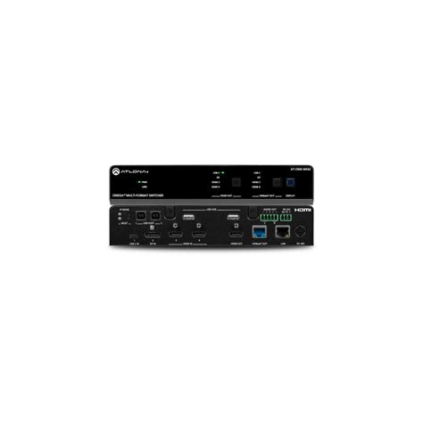 Omega Switch Matriz 4x2 De Av Multiformato Con Entradas Hdmi Usbc Y Display Port Salidas Hdmi