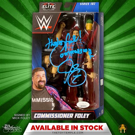 Wwe Elite Collection Series 102 Commissioner Foley Action Figure Auto Toy Temple