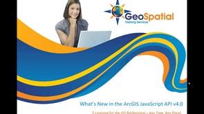 What S New In The Arcgis Javascript Api V Geospatial Training Services