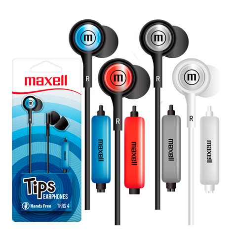 348120 Audifonos Maxell In Tips Stereo Buds