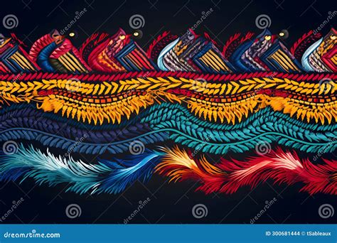 Traditional Ecuador Pattern Stock Illustration Illustration Of