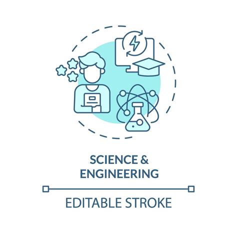 2d Editable Azul Icono Ciencias Y Ingenieria Concepto Monocromo