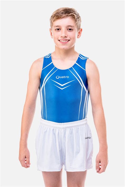 Apex Royal Blue Mens Leotard — Quatro Gymnastics Uk