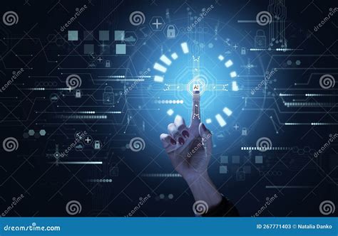 concept of teaching artificial intelligence to various tasks replacing