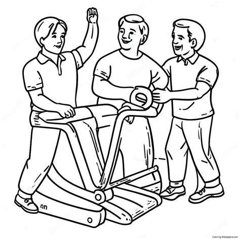 Fun Physical Therapy Exercises Coloring Page 58704 46453