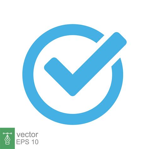 check mark icon checkmark right symbol tick sign ok button correct