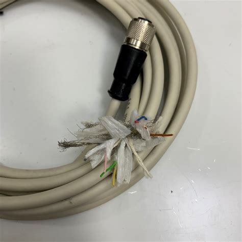 Cáp M12 8 Pin A Code Female To 8 Core Bare Wire Open End Dài 4 5m 15ft